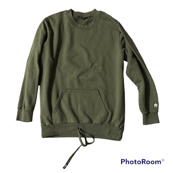 owsla | Shirts | Owsla Green Terry Cowl Neck Sweatshirt | Poshmark